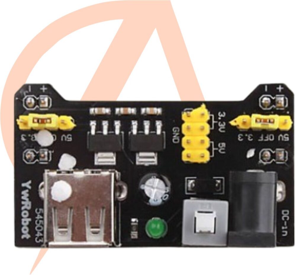 Breadboard Power Supply Module 3.3V 5V - GSA Electronic India